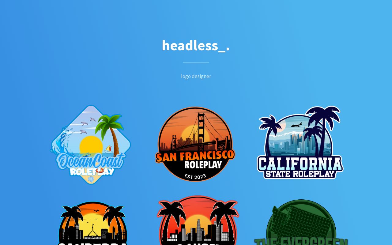 headless_. logos